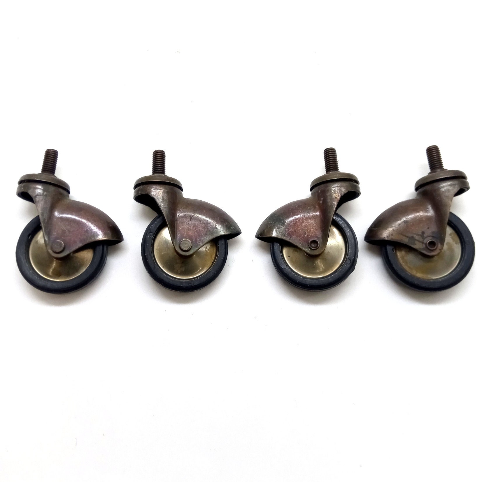 Old Industrial Wheels Dead Stock Furniture Caster Wheel Vintage Retro ...