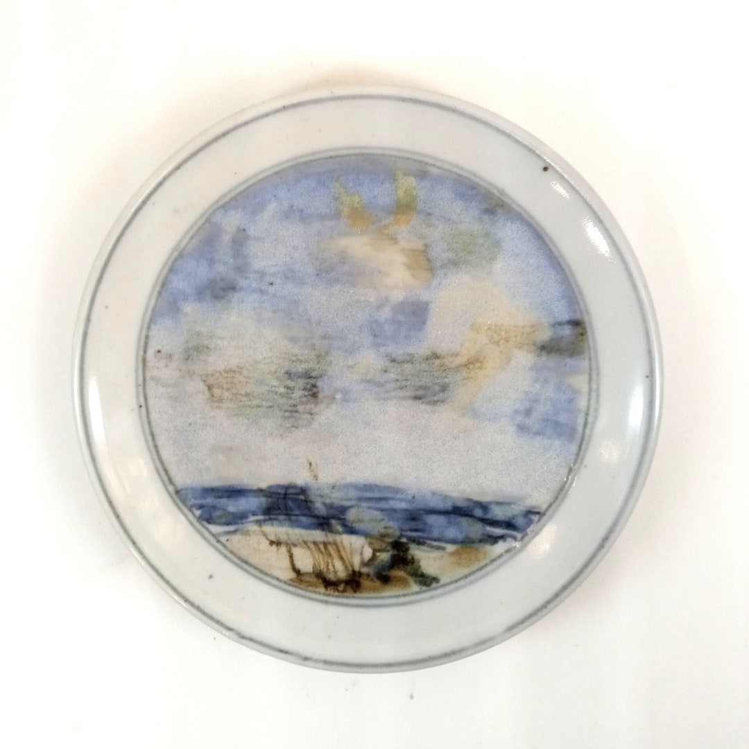 Highland Stoneware Scotland Wall Decor Plate Hand Painted Decorative ...