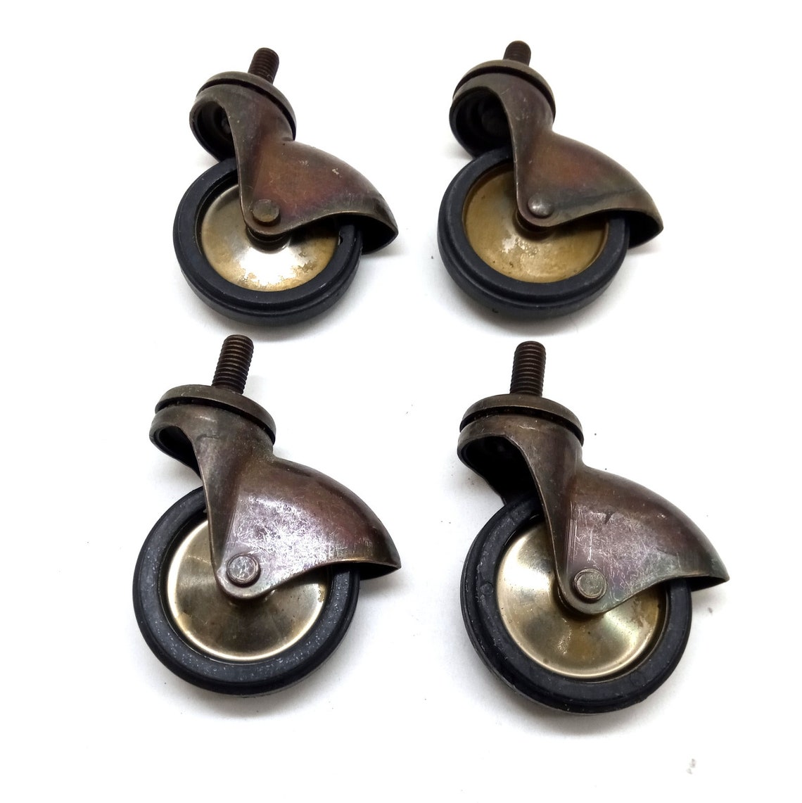 Old Industrial Wheels Dead Stock Furniture Caster Wheel Vintage Retro ...