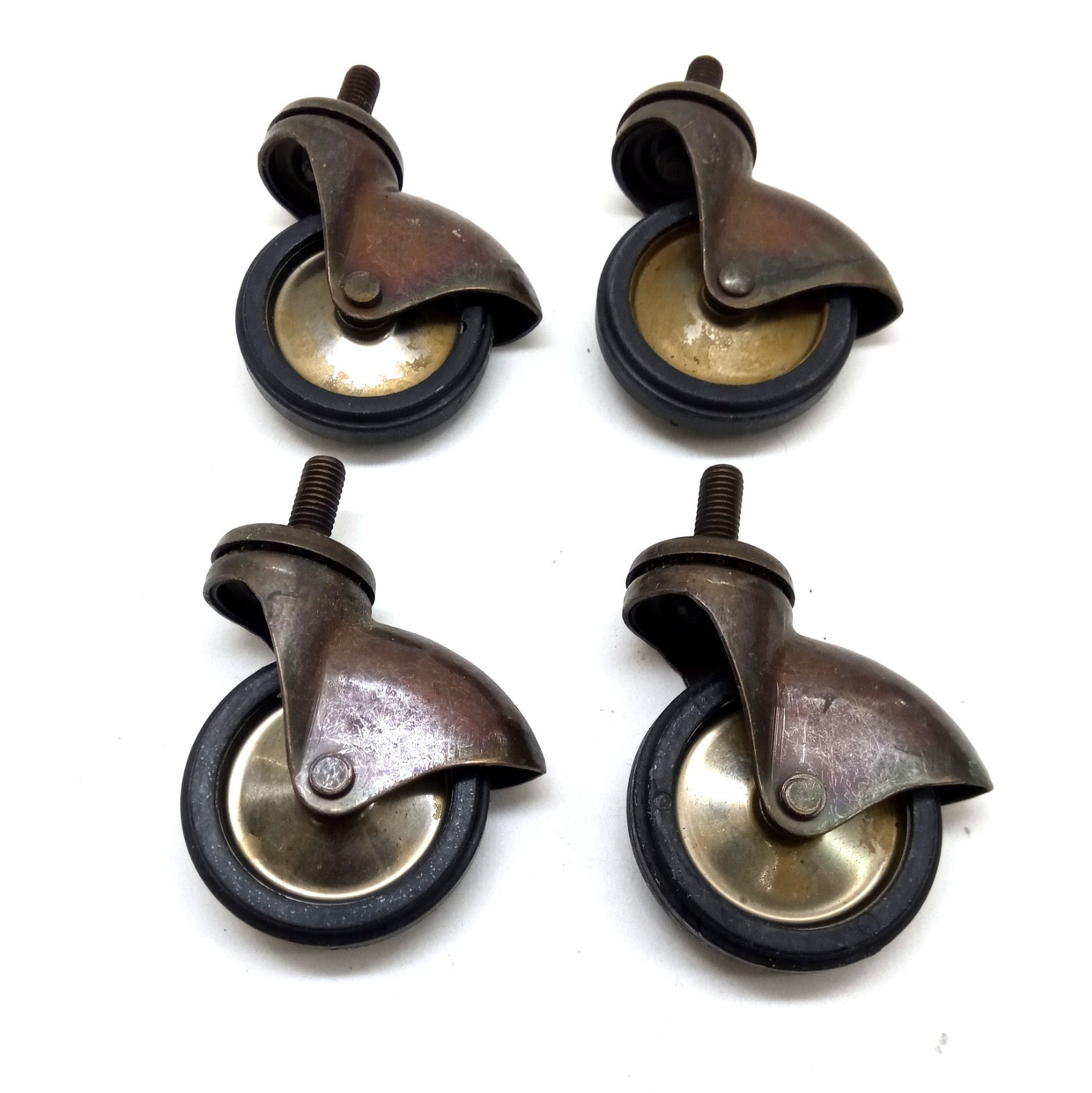 Old Industrial Wheels Dead Stock Furniture Caster Wheel Vintage Retro ...