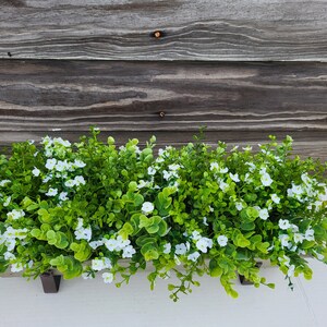 Rustic Farmhouse Arrangement, Greenery Galvanized Planter Centerpiece ...