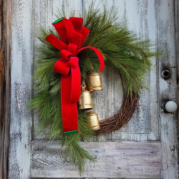 Rustic Christmas Bell - Etsy
