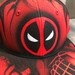 Airbrushed Deadpool Snapback Hat Hand Painted Airbrush - Etsy