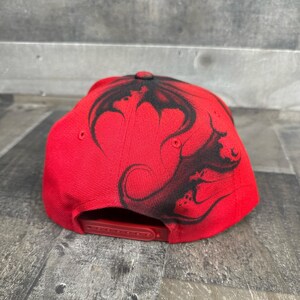 Airbrushed Deadpool Snapback Hat Hand Painted Airbrush - Etsy