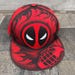 Airbrushed Deadpool Snapback Hat Hand Painted Airbrush - Etsy
