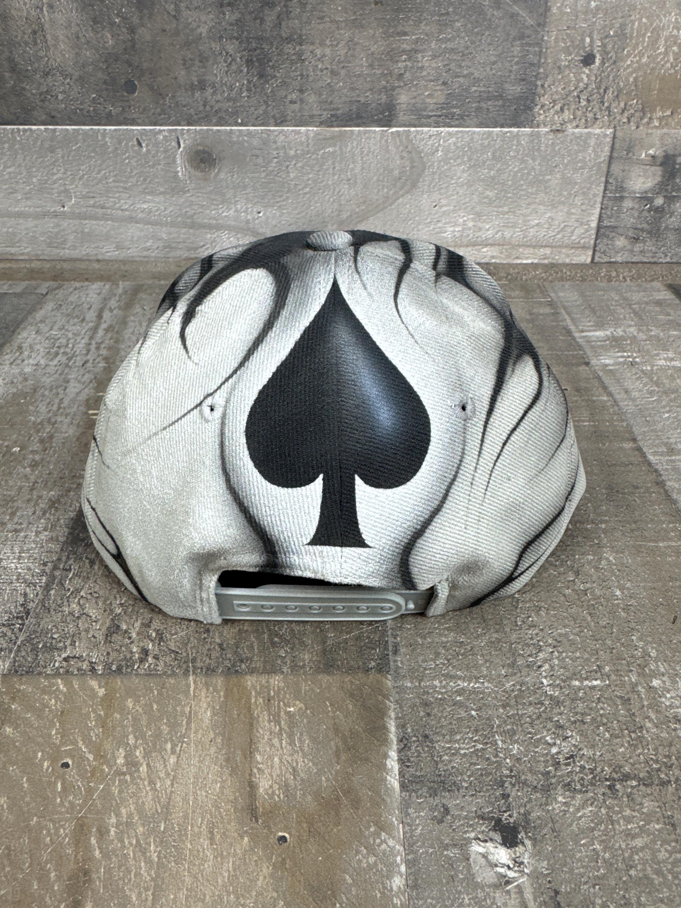 Airbrushed Lucky Dice Snapback Hat Hand Painted Airbrush Cap - Etsy