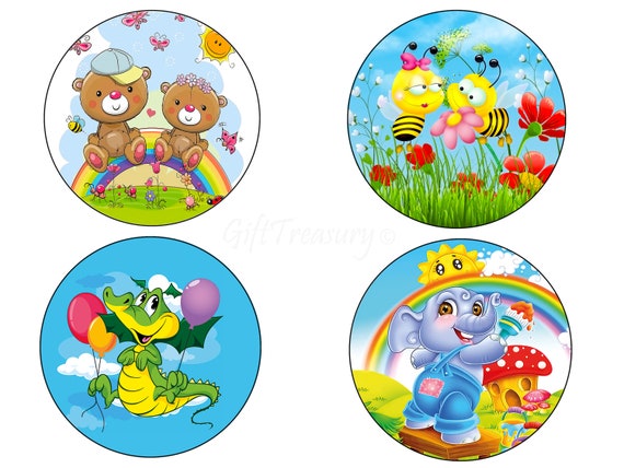 Personalized Kids Wall Clock MDF Digital Print Laminated | Etsy