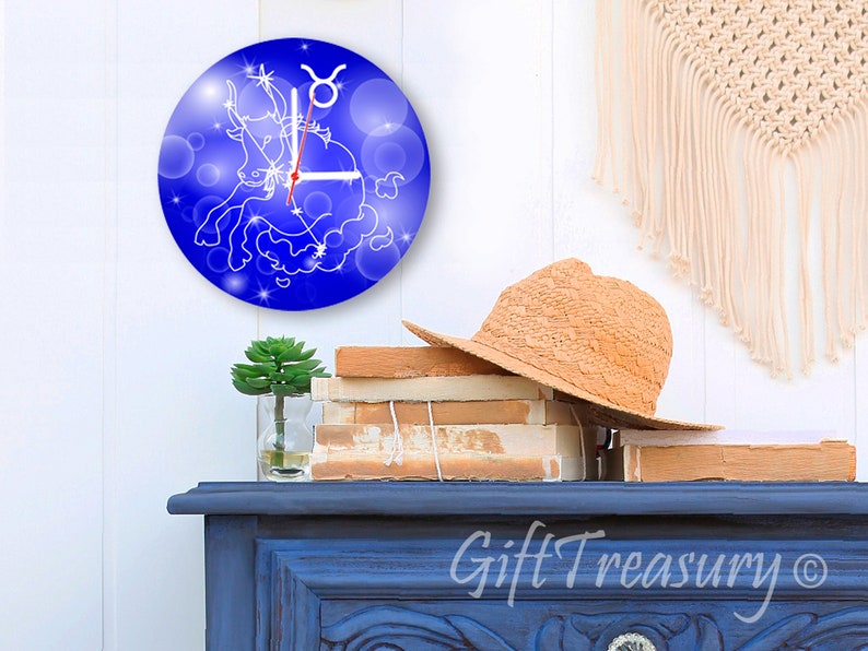 Zodiac Astrology Wall Clock MDF Digital Print Laminated | Etsy