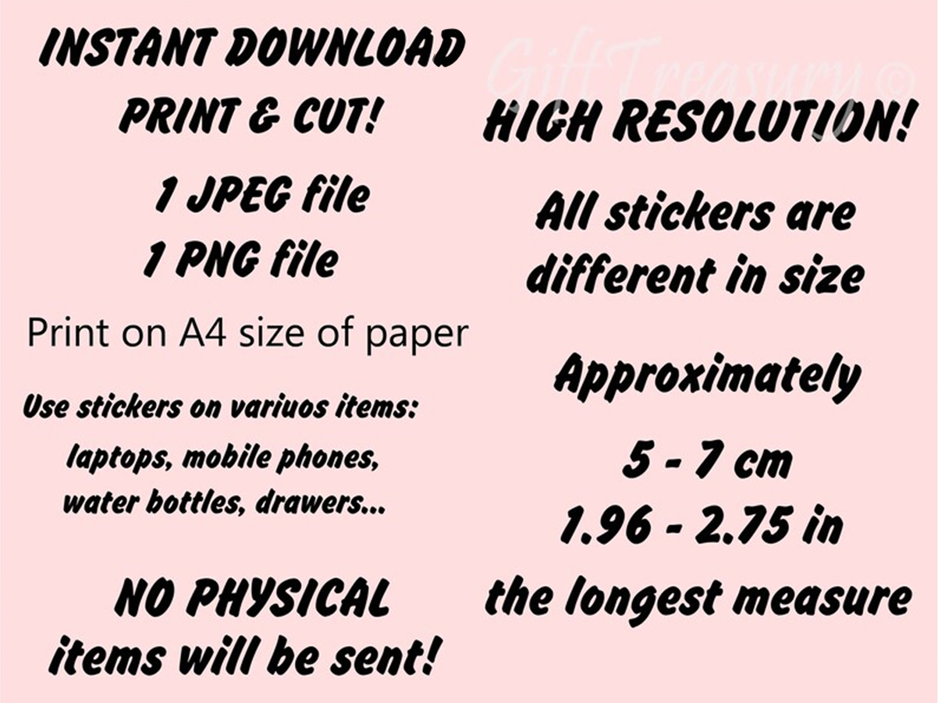 Stickers Printable Digital Download Pack of Dollars Money Life - Etsy