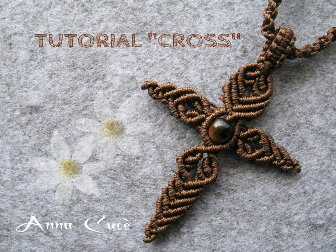 Tutorial Macramè "cross" PDF - Etsy