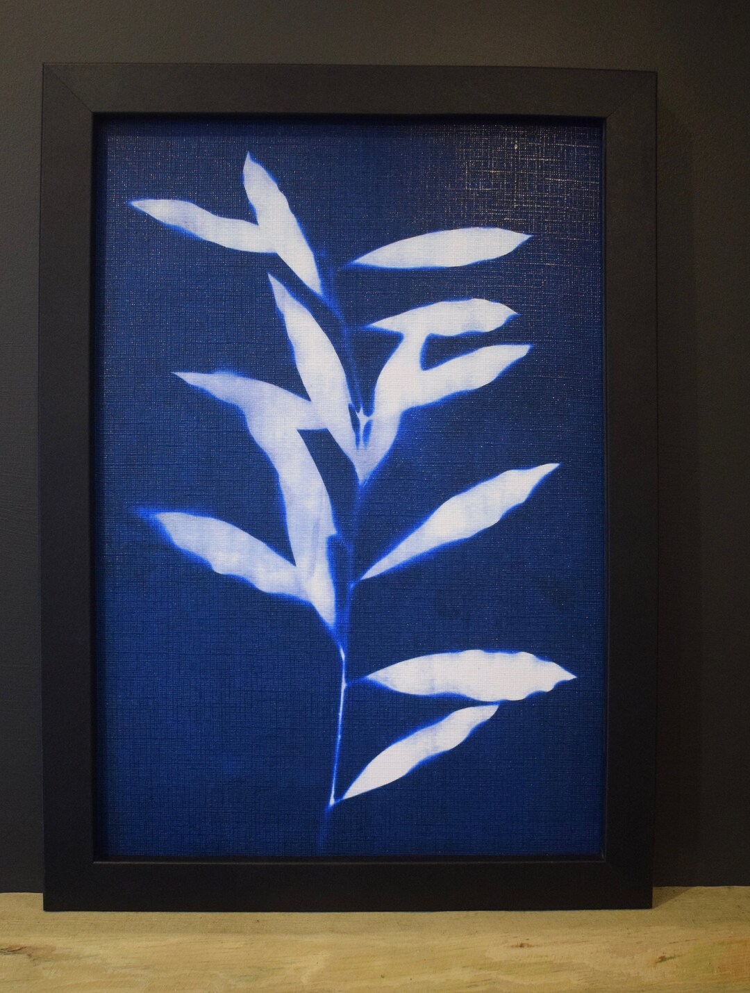 Foliage Cyanotype Art Print - Etsy