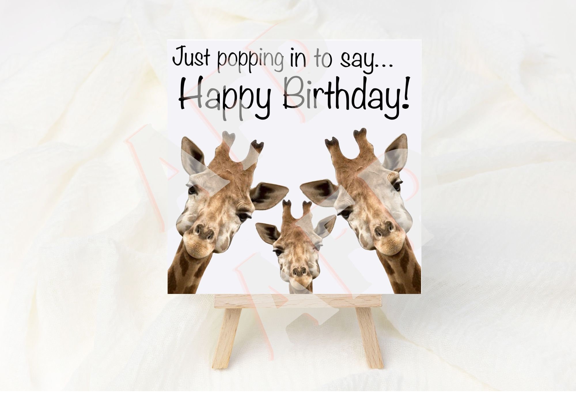 Giraffe Happy Birthday Sayings