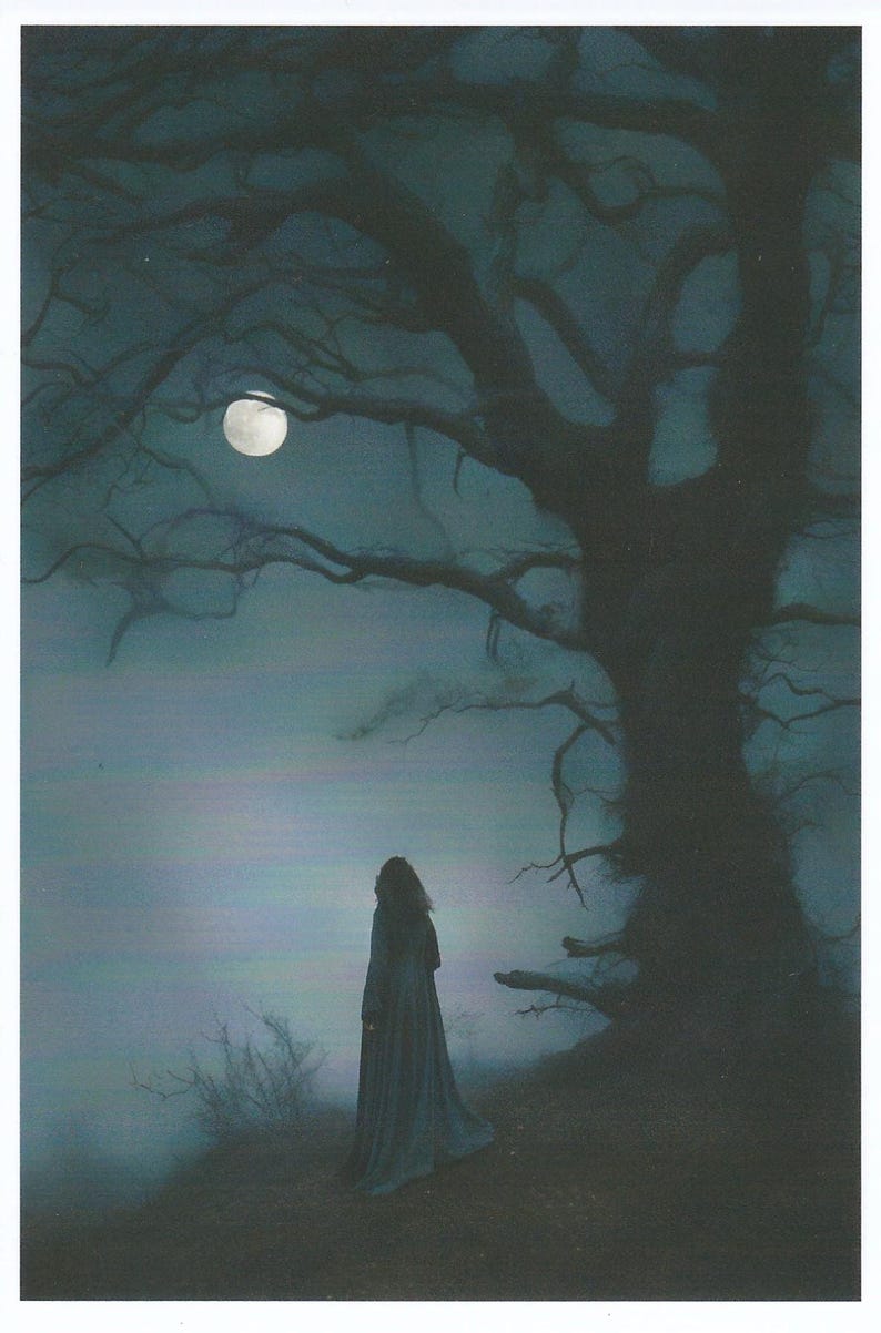 Halloween/fall Decor-moody, Ethereal, Dark Art Print and Digital ...