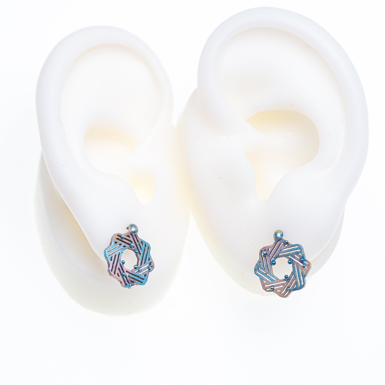 Solar Wheel. Sacred Geometry Collection. Jewlery Set. Titanium ...