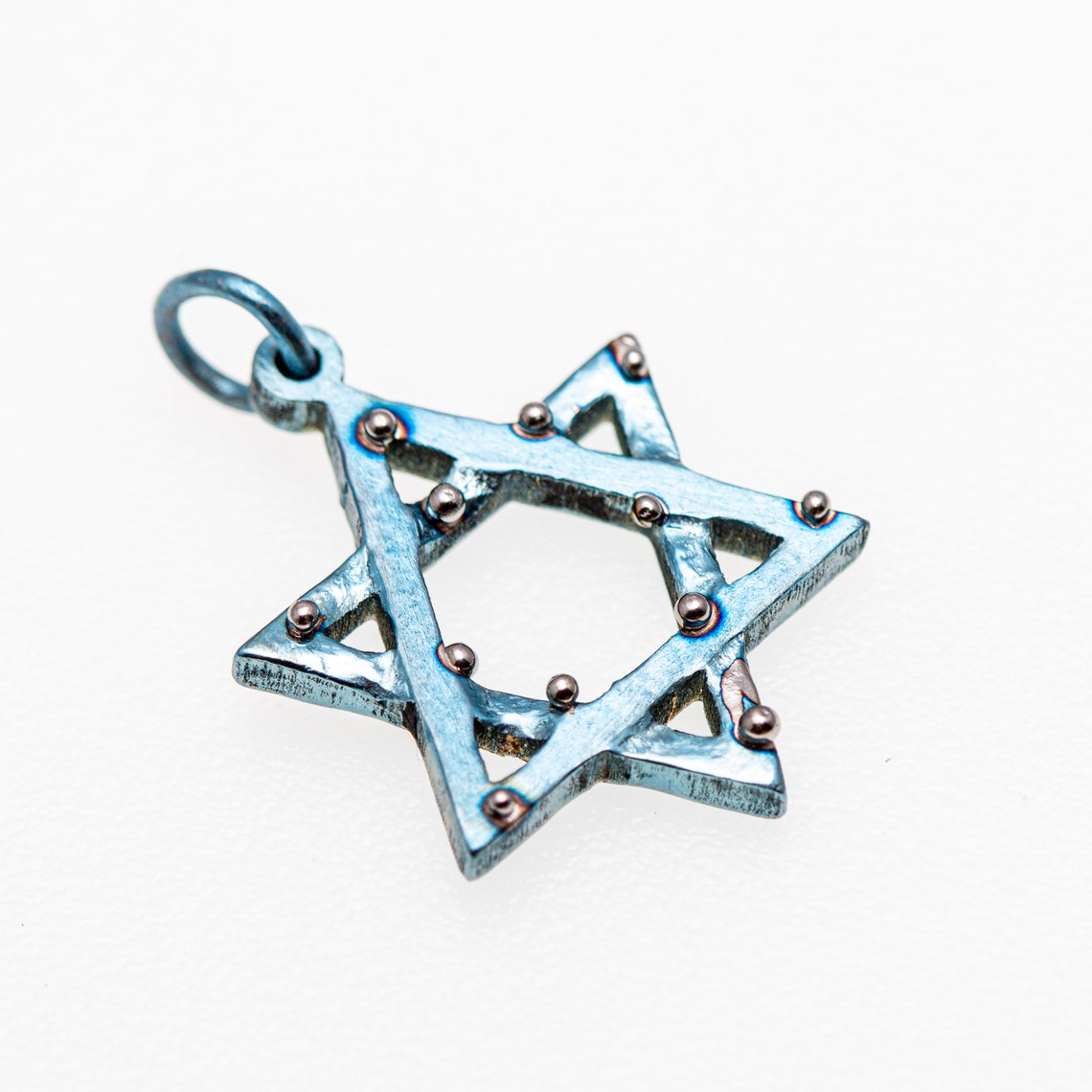 Star of David. Titanium Geometrical Pendant. Jewish Jewelry ...