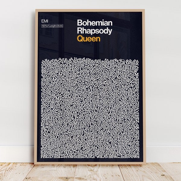 Queen Band Poster - Etsy