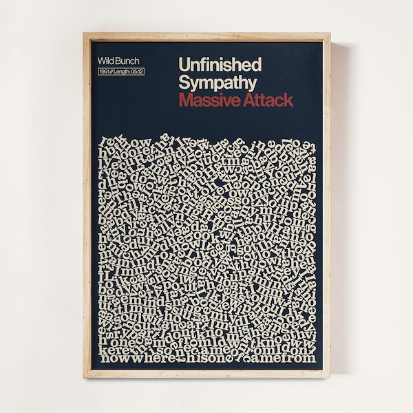 Massive Attack Mezzanine Poster - Etsy