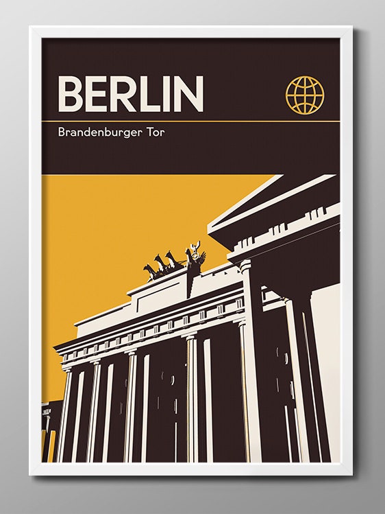 Berlin Graphic Art Print - Etsy UK