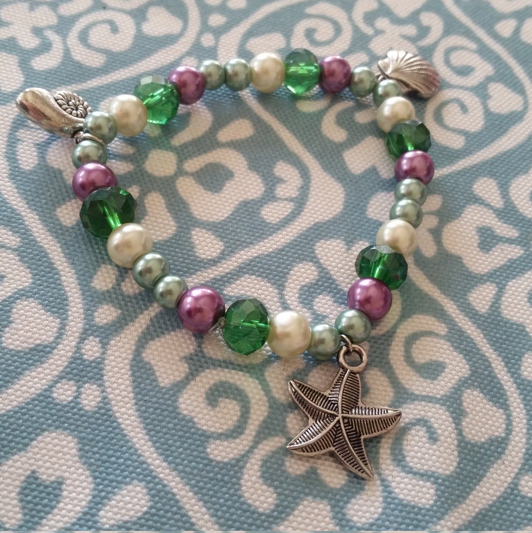 Disney Inspired Ariel the Little Mermaid Charm Bracelet - Etsy