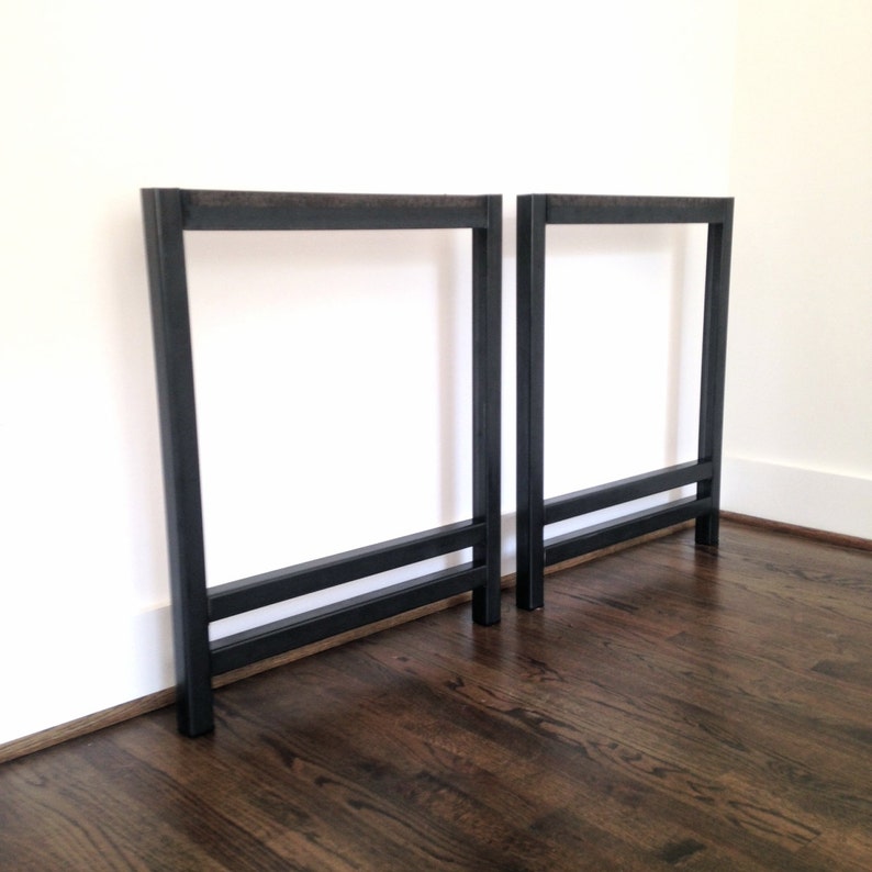 Steel Double Bar h Frame Desk Legs Steel Table - Etsy