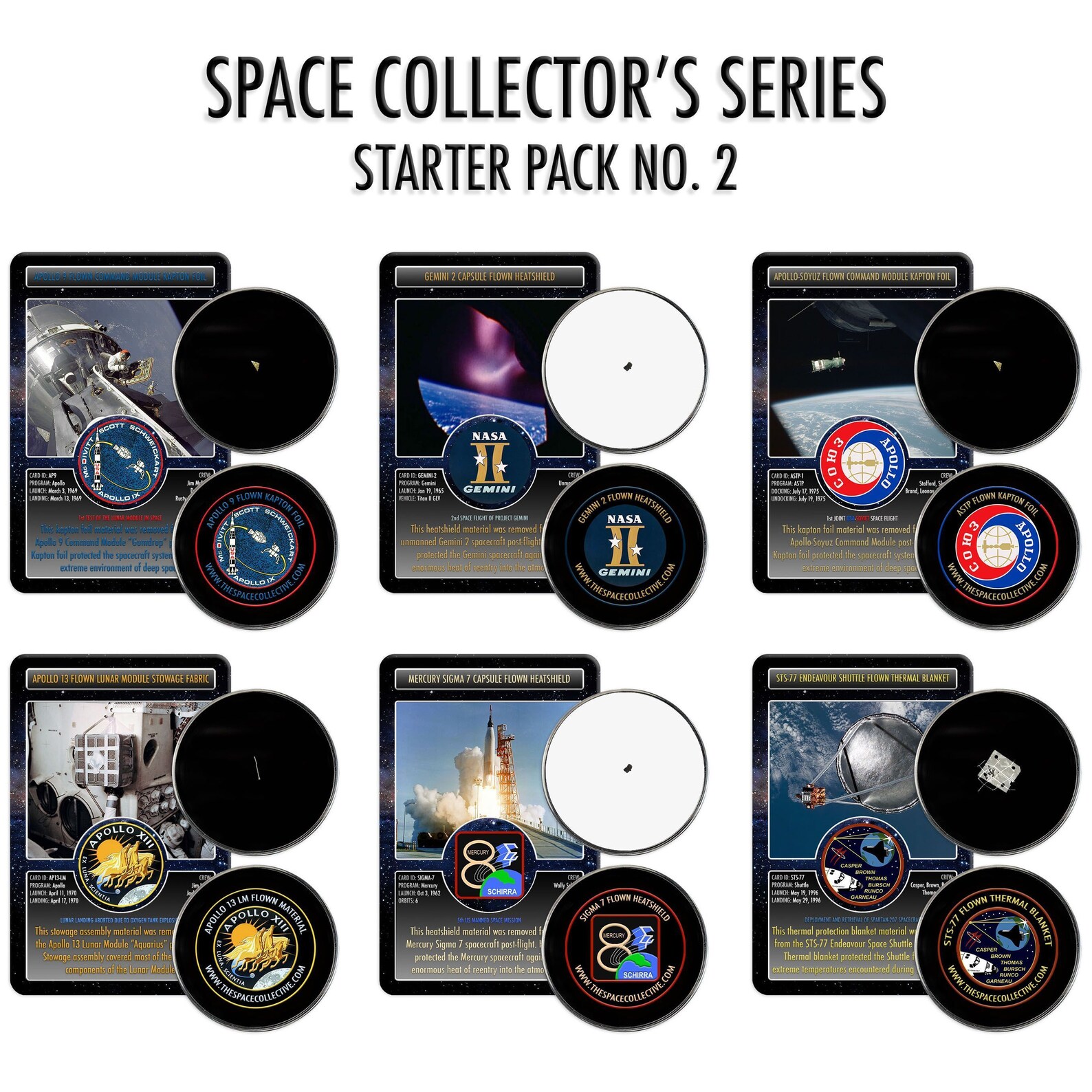 Space Collector Series Starter Pack 2 NASA | Etsy