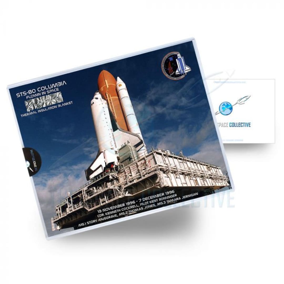 Space Shuttle Flown Insulation Blanket - STS-80 Columbia - Flown in ...