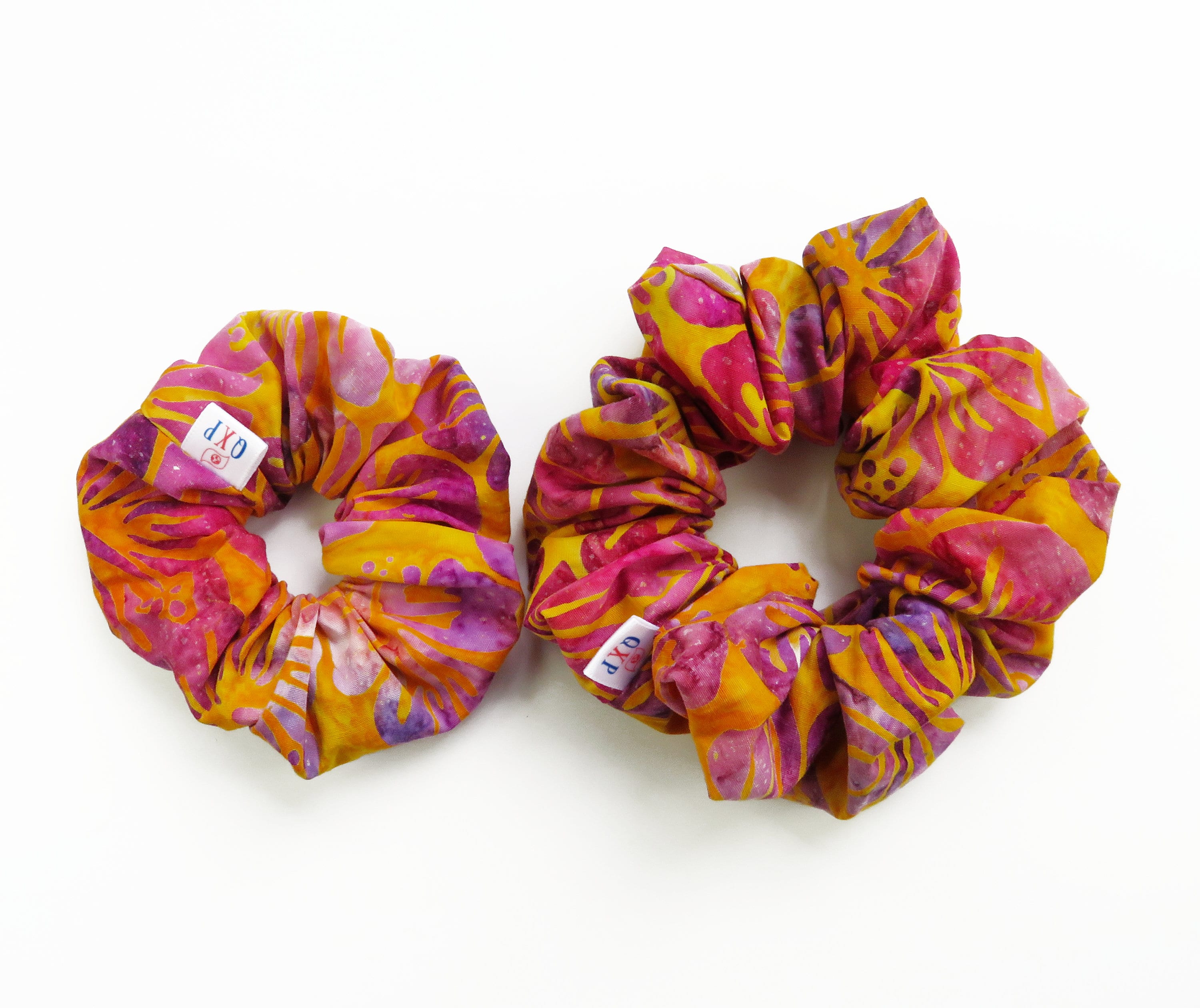 Hibiscus Galaxy Scrunchie Orange and Purple Hair Accessories | Etsy