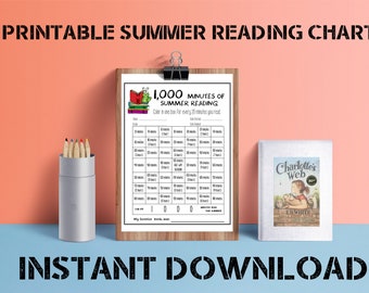 Summer Reading Chart - Etsy