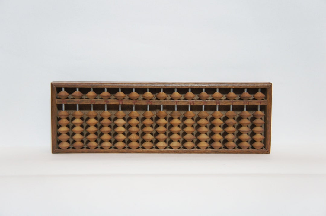 Japanese Antique Wooden Soroban 1950s - Etsy