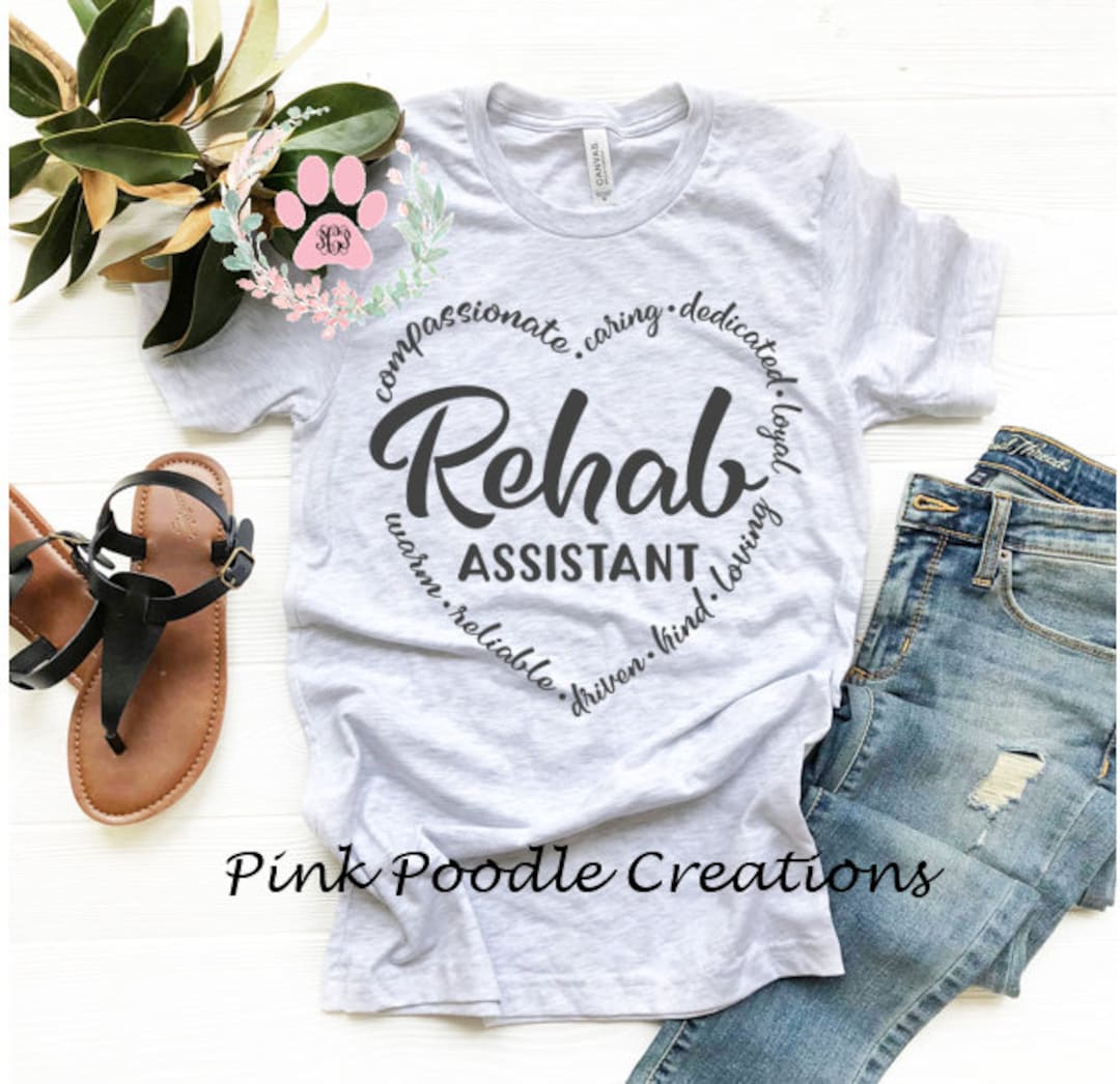 Rehab Assistant T-shirt: Unisex Cotton RA Worker Tee - Etsy
