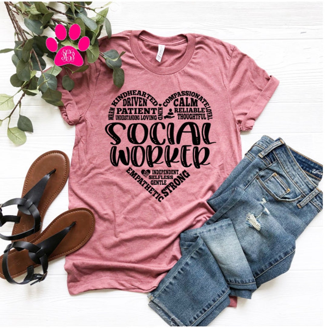 Social Work Shirt, Social Worker Shirt, Social Worker, Social Worker ...