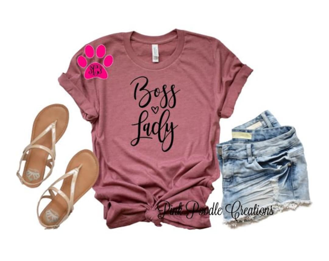 Boss Lady T-shirt: Soft Cotton Unisex Top - Etsy