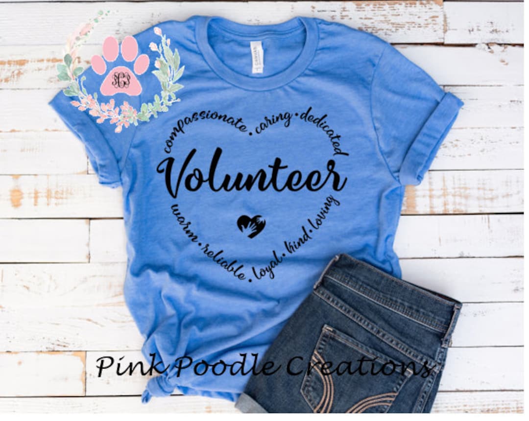 Volunteer, Volunteer Shirt, Volunteer Tshirt, Volunteer Gift, Volunteer ...