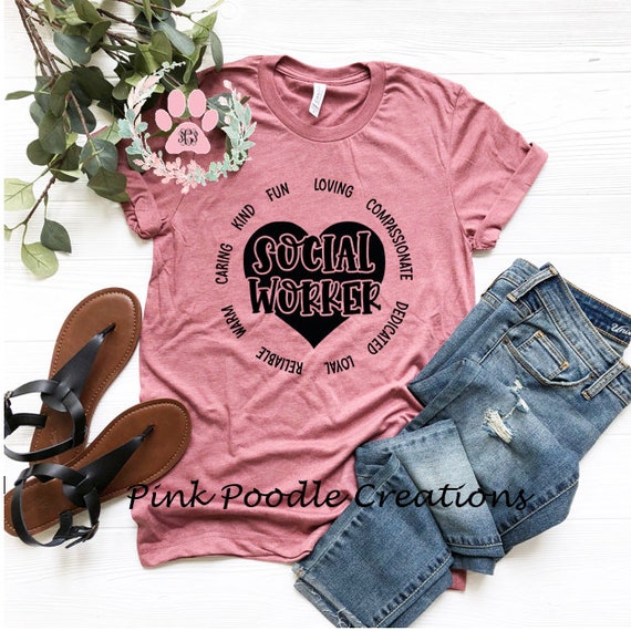 Social Worker Shirt Social Work Shirt Social Work Tshirt - Etsy