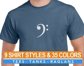 Bass Clef Shirt | Etsy