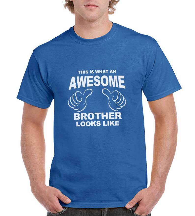 This is What an Awesome Brother Looks Like Funny T-shirt or Tank Gift ...