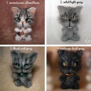 Knitted Chibi Kitten Cute Toy Cat Cat Lover Toys Knit Cat - Etsy