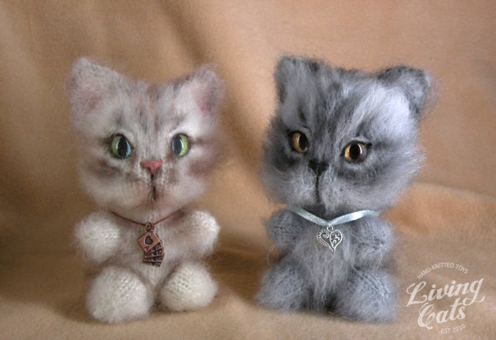 Knitted Chibi Kitten Cute Toy Cat Cat Lover Toys Knit Cat | Etsy