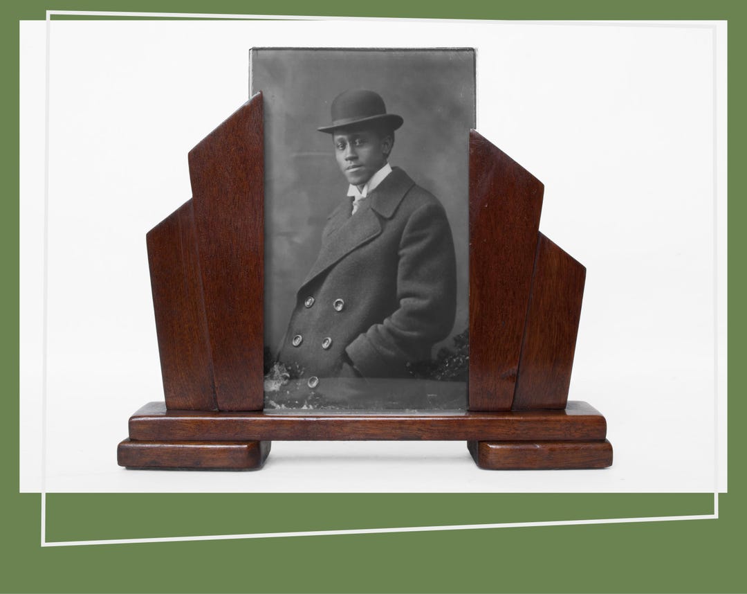 Art Deco Wooden Picture Frame | 1930s | Amsterdam School | Stand Alone ...