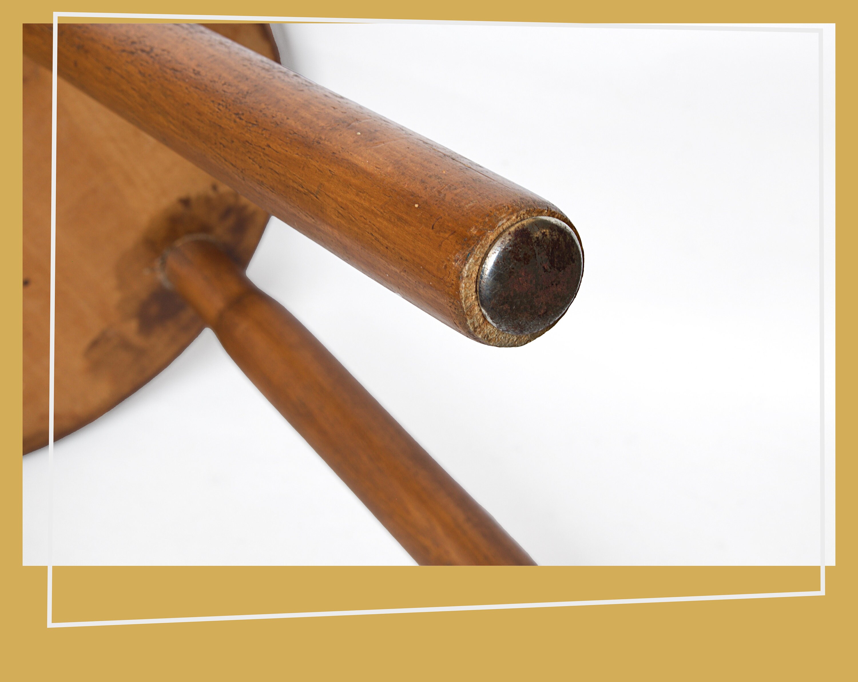 MCM Wooden Milkmaid Stool Low Plant Stand 1950s 1960s - Etsy