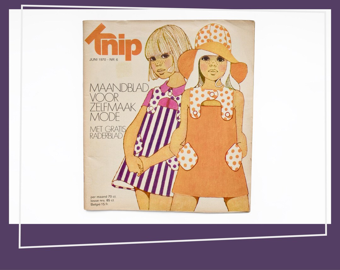 Dutch Knip Patterns Magazine | July 1970 No 6 | 60 Sewing Patterns ...