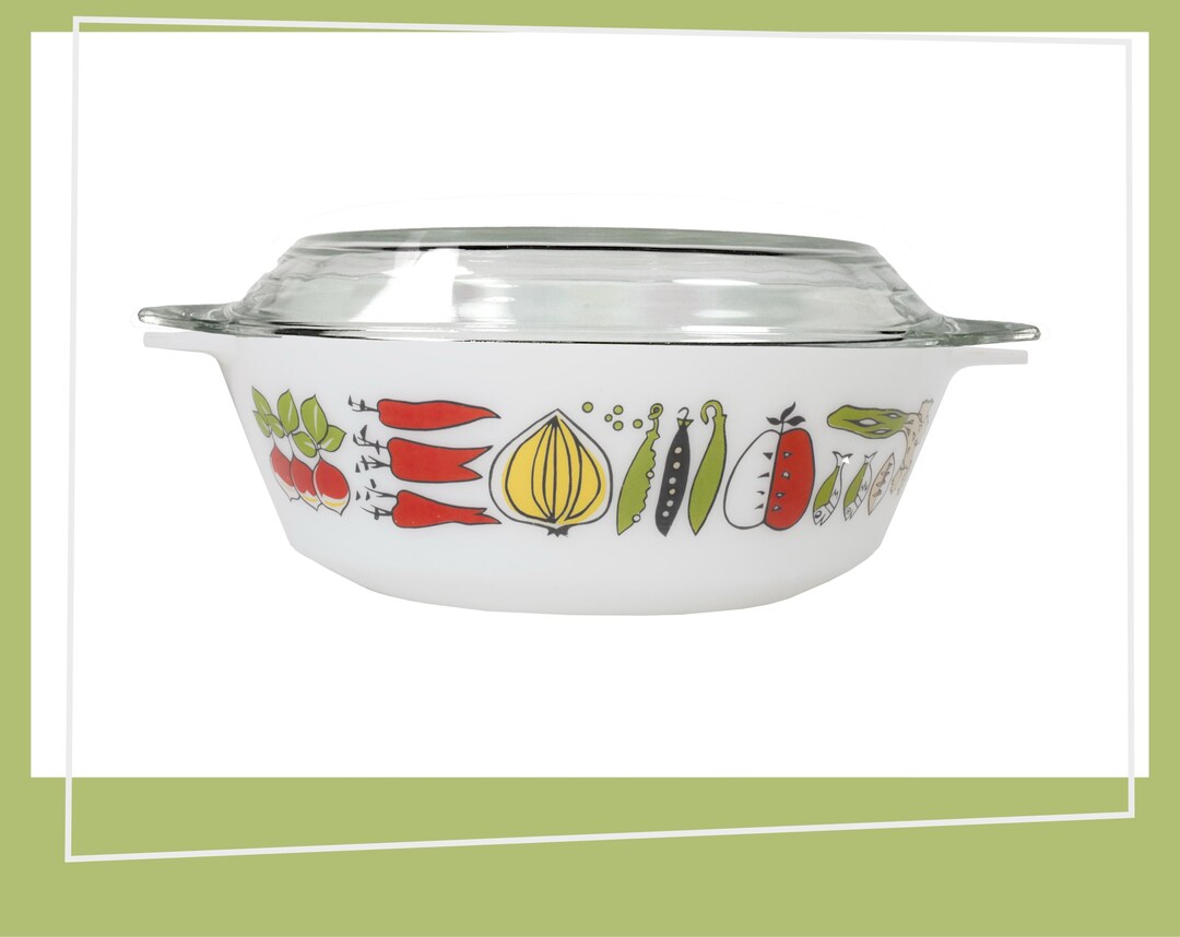 Large JAJ Pyrex Casserole Dish With Lid | Ovenware | Harvest | 513 ...