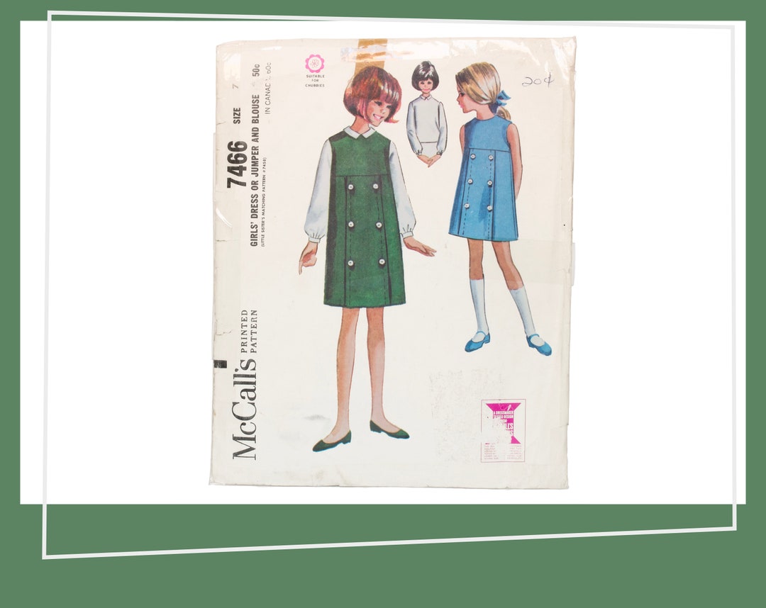 Mini Slip Dress Patterns for Girls Mccall's Sewing Pattern for Dress ...