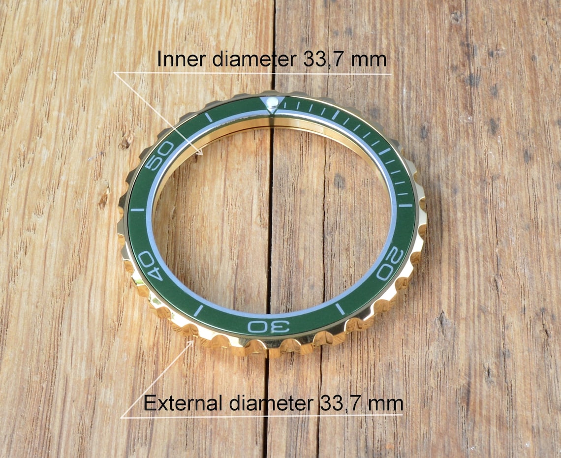 The Gearwheel Vostok Gold Bezel Watch Custom Bezels Amphibia & - Etsy