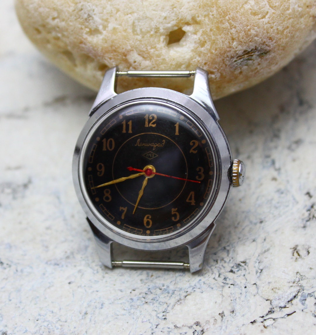 Men's Vintage Watch Leningrad Watch Soviet Watch - Etsy