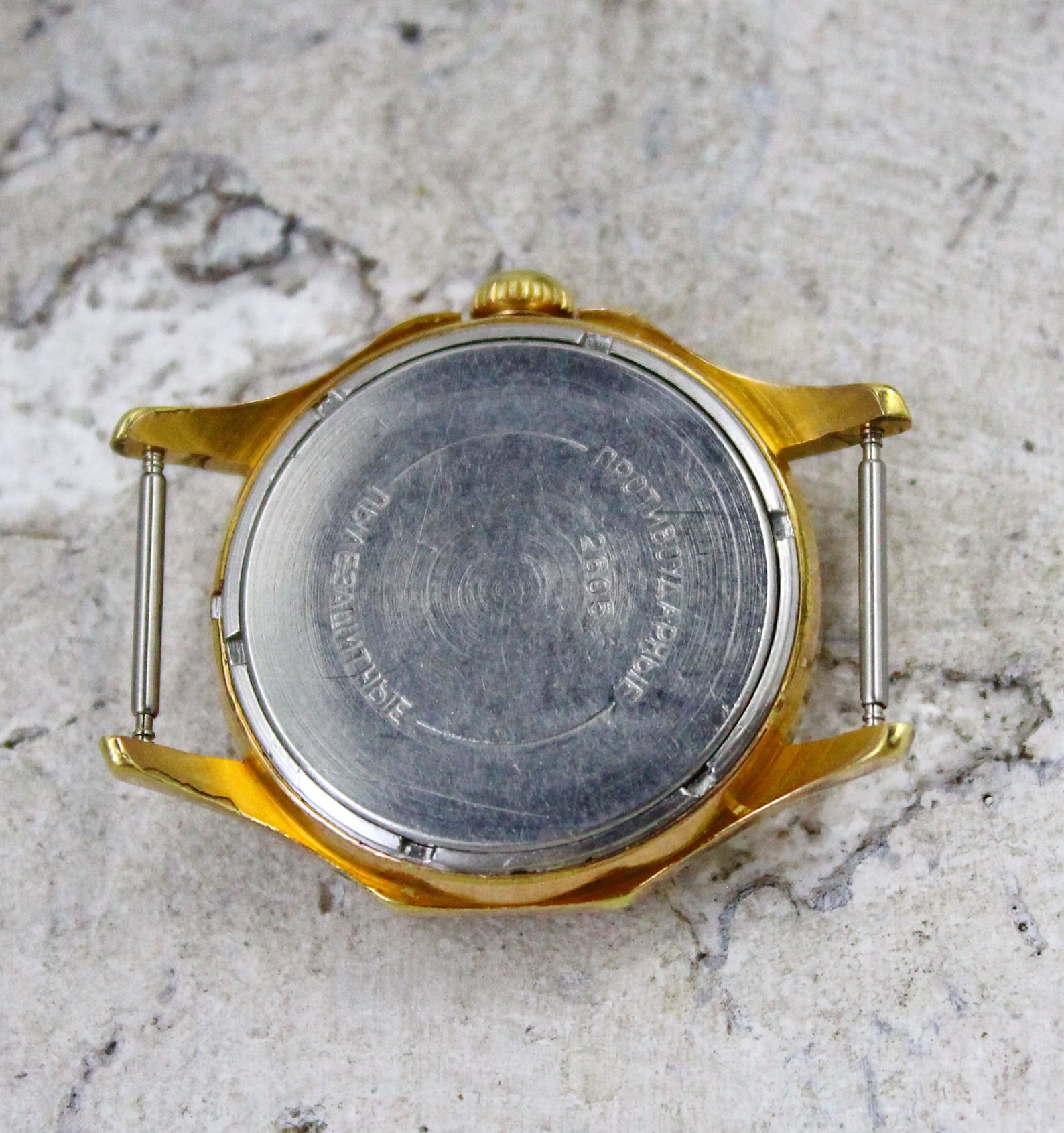 Men's Vintage Watch Chaika Watch Gold Plated Watch | Etsy