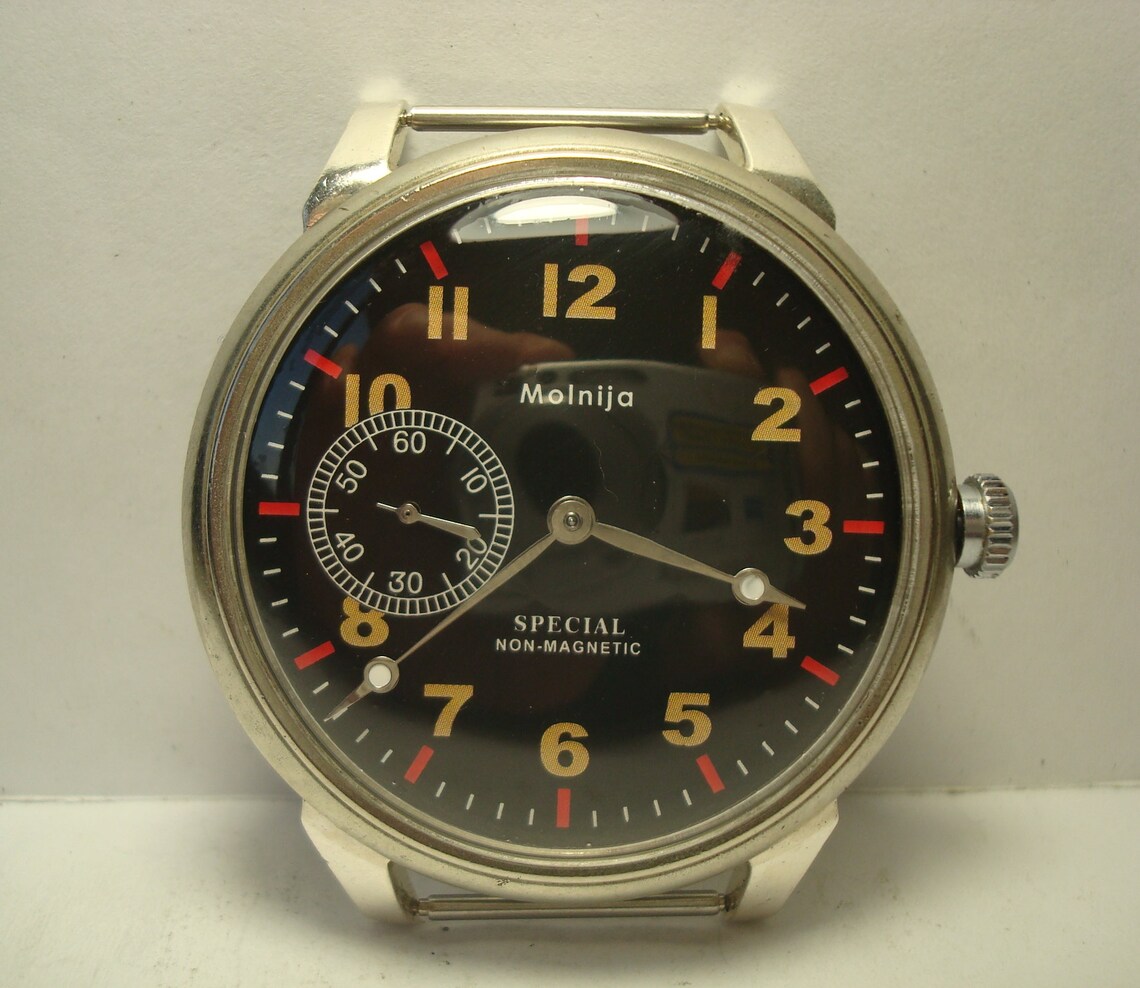 Men's Vintage Watch Molnija Watch Soviet Watch Non - Etsy UK