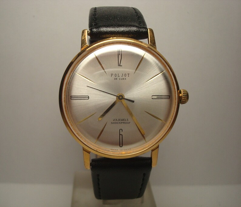 Men's Vintage Watch Poljot De luxe Watch Soviet Watch | Etsy