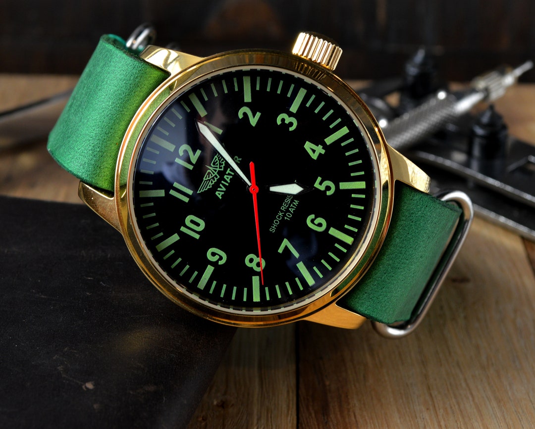 Men's Vintage Watch | Poljot Aviator | Soviet Watch | Poljot | Alarm ...
