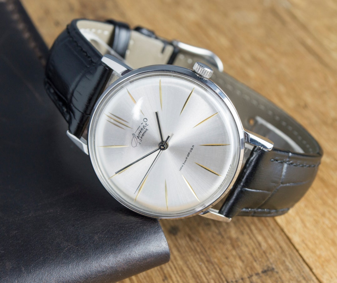 Men's Vintage Watch Poljot Watch Vympel Watch USSR Watch Analog Mens ...